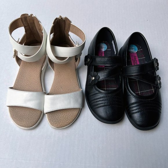 Rachel Shoes | Shoes | Lot Of 2 Girls Shoes Sandals And Dress Shoes ...